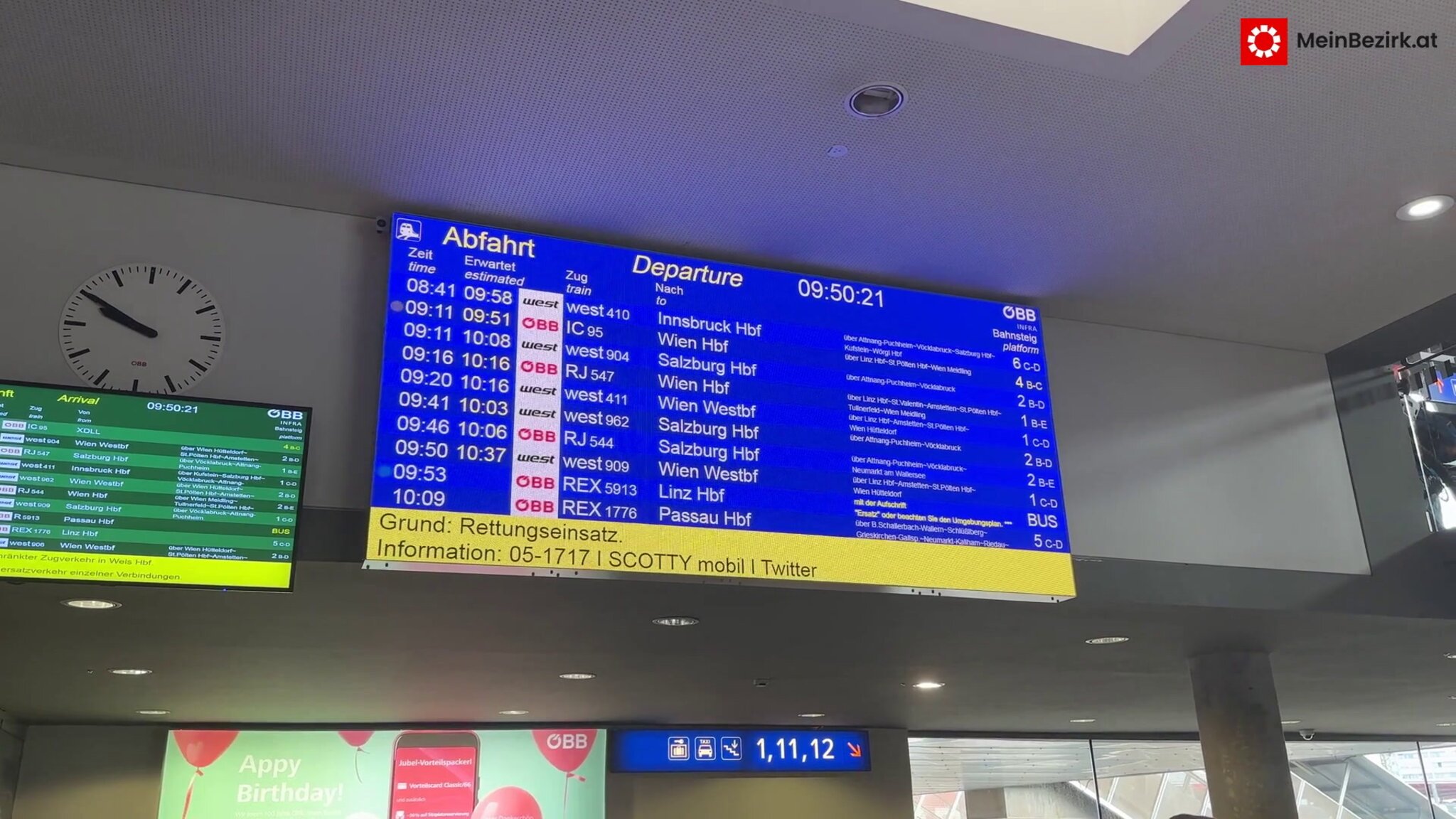 Ganze Westbahnstrecke dicht: Notfall am Welser Hauptbahnhof - Wels ...