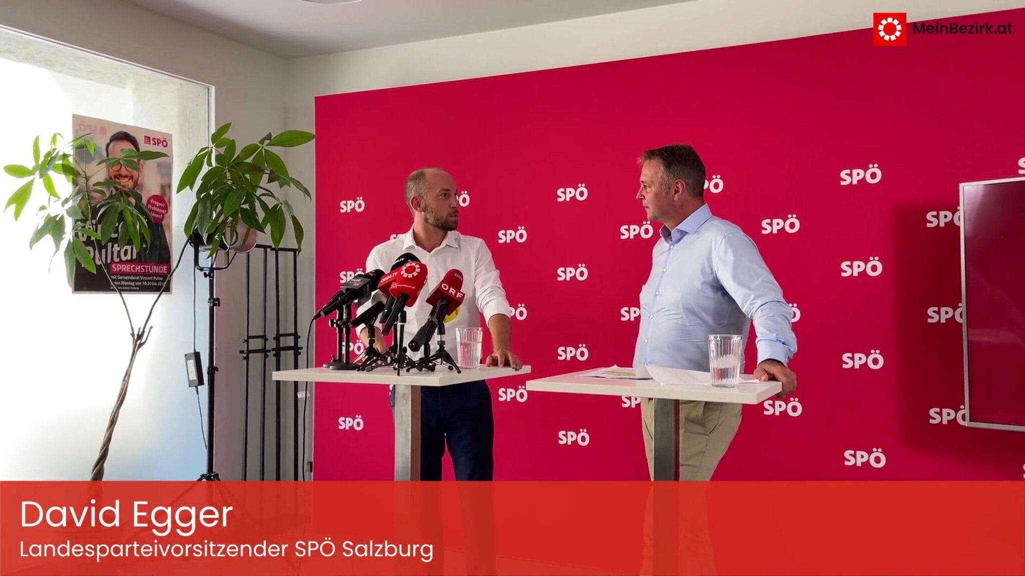 SPÖ Comeback-Tour: Andreas Babler & David Egger: „Wohnen ist ein Menschenrecht." - Salzburg