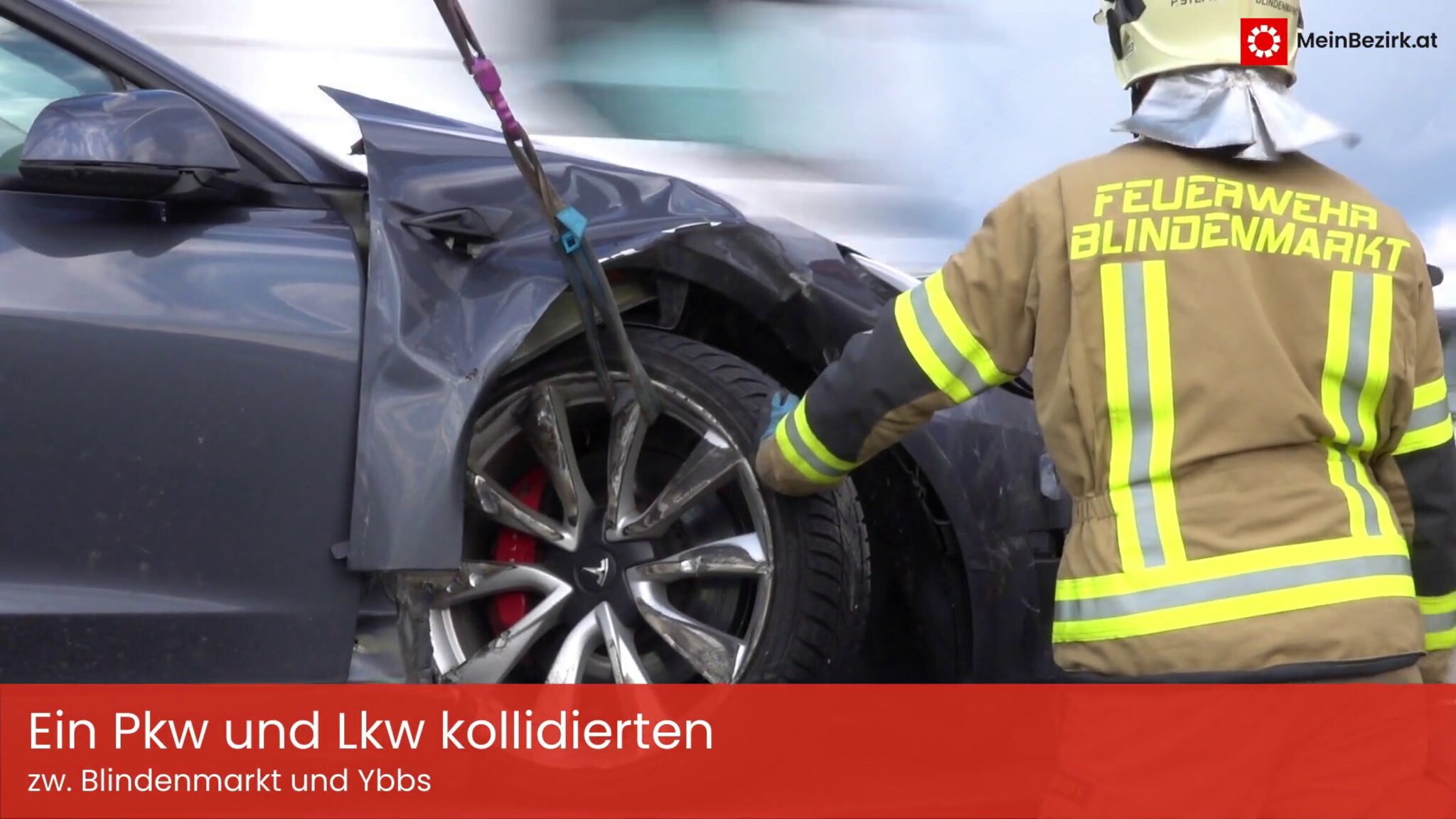 Unfall auf A1 bei Melk: PKW und LKW kollidieren auf Autobahn - Melk